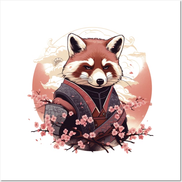Red Panda Samurai - Panda - Posters and Art Prints | TeePublic
