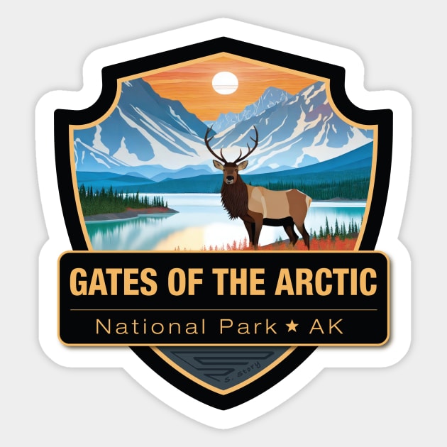 Gates of the Arctic National Park - Gates Of The Arctic - Sticker ...