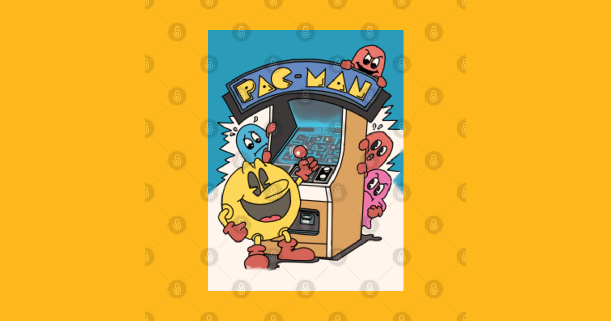 PAC Man - Pacman - T-Shirt | TeePublic