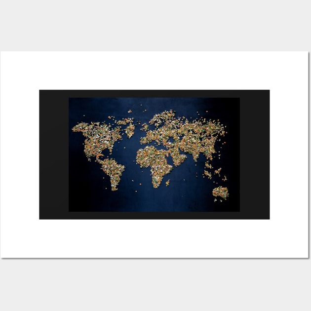 background of the world map, conceptual awareness of vegetarian ...