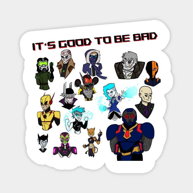 DC villains - Dc Villains - Magnet | TeePublic