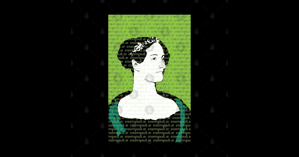Ada Lovelace Compute - Steminist - Sticker | TeePublic