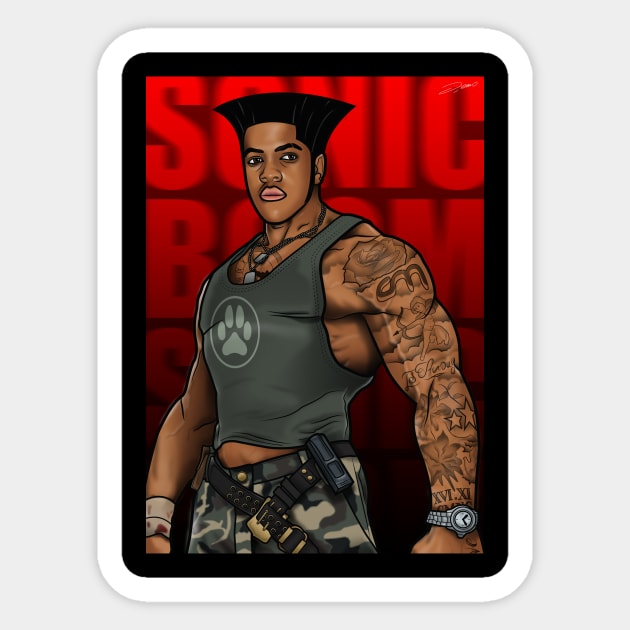 Grime Fighter - Chip - Doodle Deano - Sticker | TeePublic