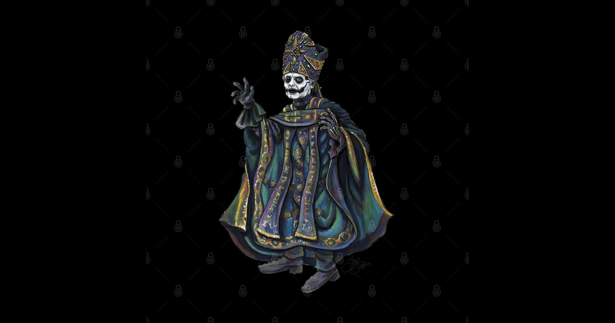 Papa Emeritus IV - Ghost Band - Sticker | TeePublic