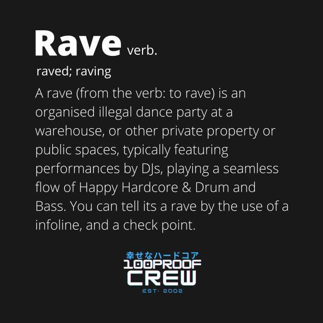 Real Definition of Rave - Rave - Tank Top | TeePublic
