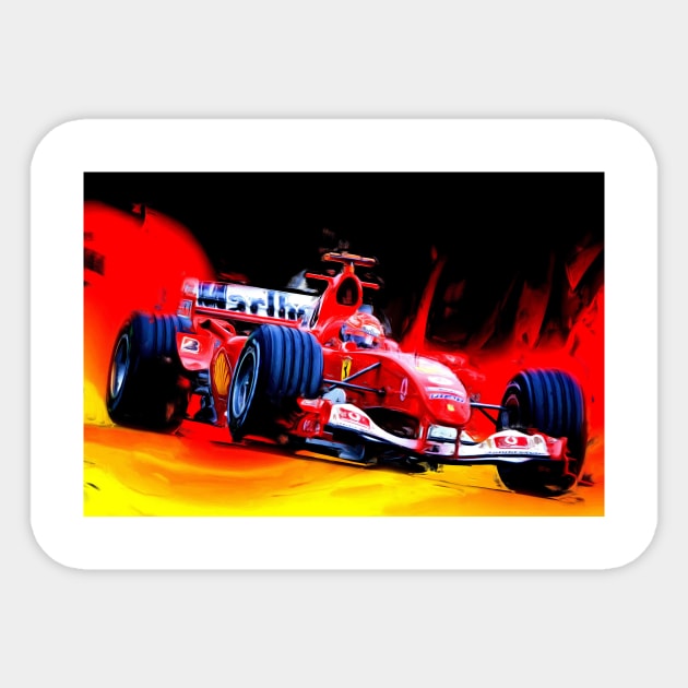 F1 Legend Michael Schumacher - Schumi - Sticker | TeePublic