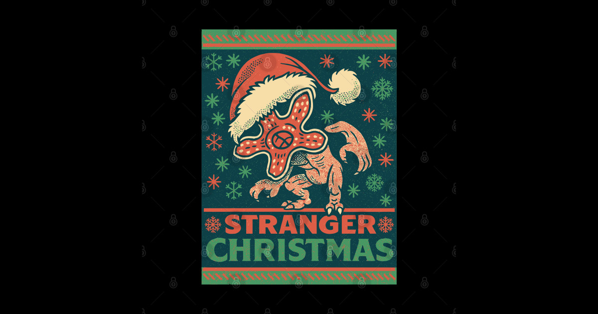 Stranger-Christmas - Stranger Christmas - Sticker | TeePublic