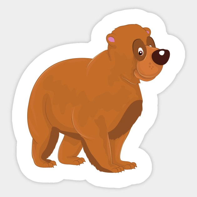 friendly bear cartoon