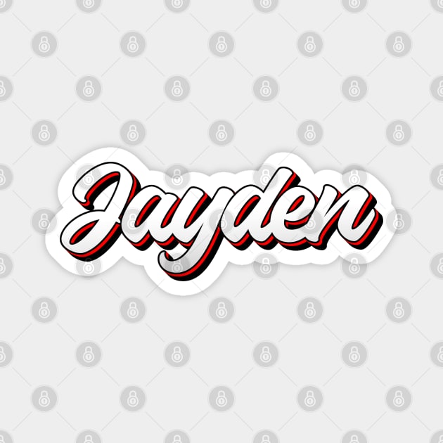 Jayden name - cool 70s retro font - Jayden Name Cool 70s Retro Font ...