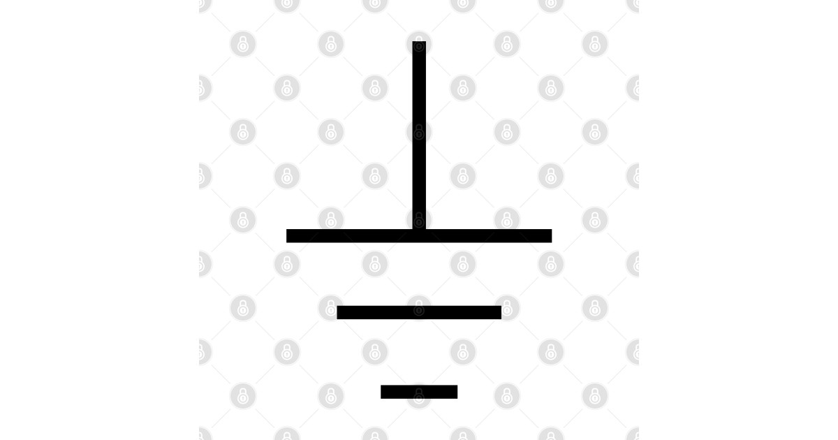 GND - Ground Symbol 5017 - vinyl turntable earth - Turntable - T-Shirt ...