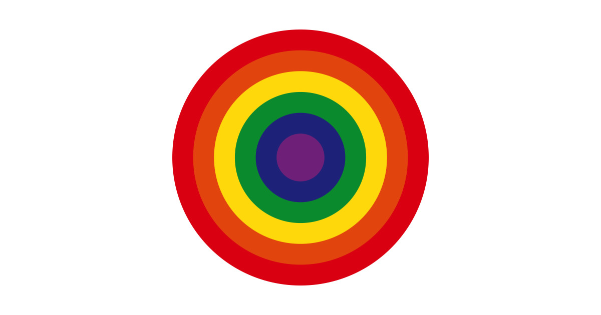 Rainbow Mod Target - Rainbow Mod Target - T-Shirt | TeePublic