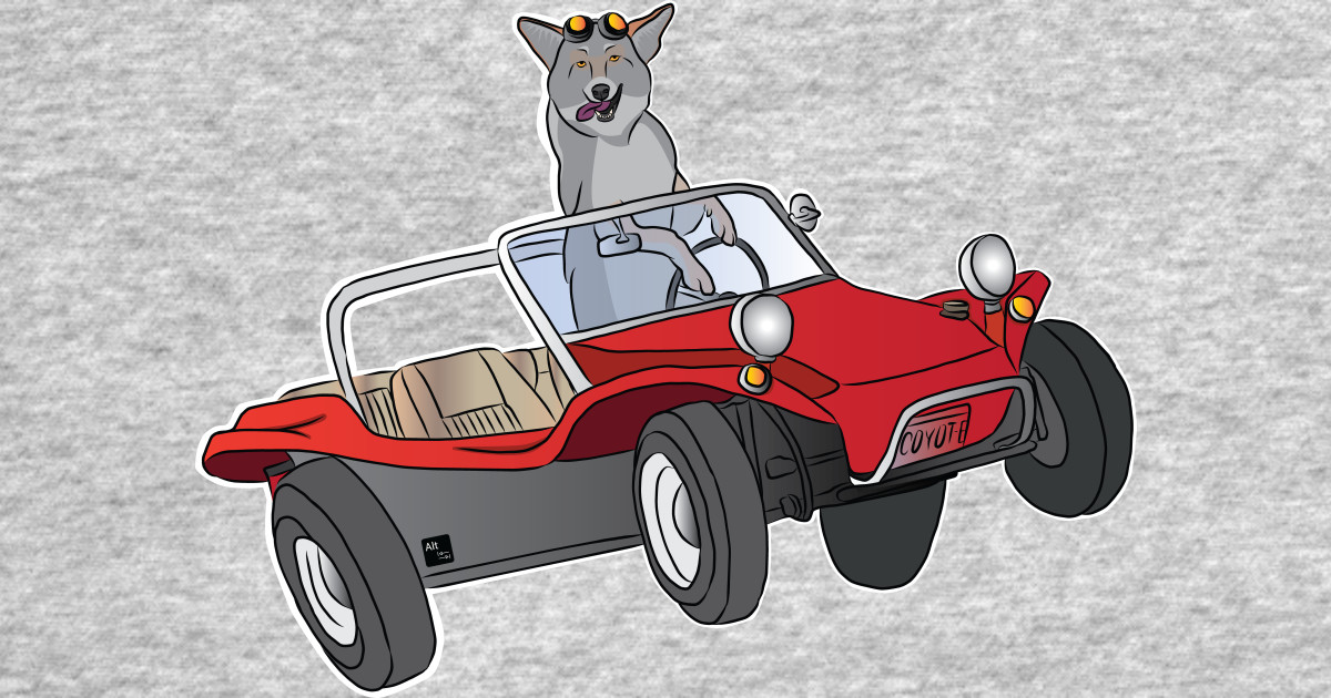 Coyote Dune Buggy - Dune Buggy - Crewneck Sweatshirt | TeePublic