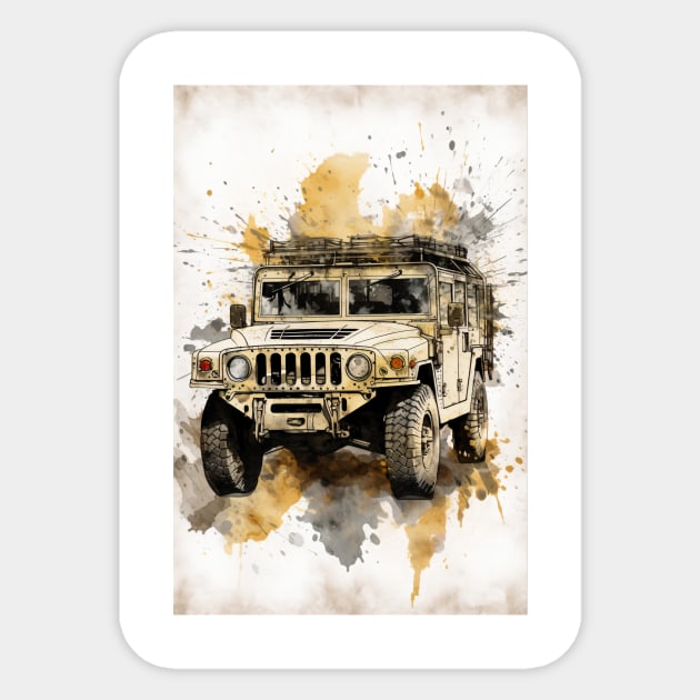 US Military Humvee - Humvee - Sticker | TeePublic