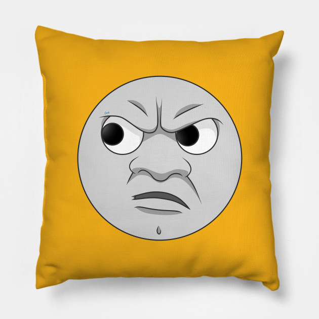 Duncan angry face - Thomas And Friends - Pillow | TeePublic