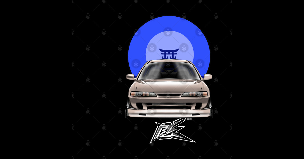 honda integra type r gold - Integra Type R - Sticker | TeePublic