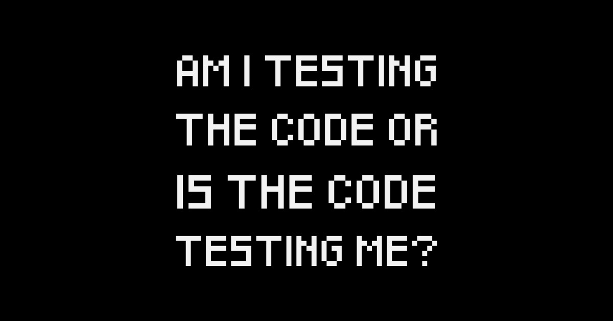 Am I Testing The Code - Testing - Sticker | TeePublic