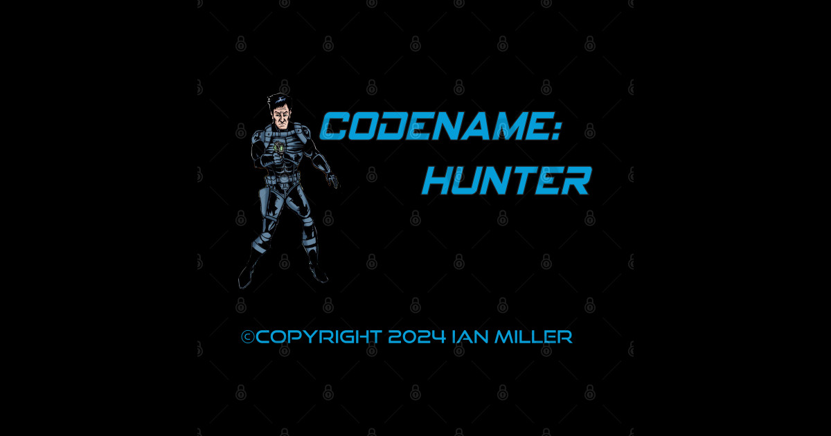 Codename: Hunter Logo - Little Ian Merch - Sticker | TeePublic