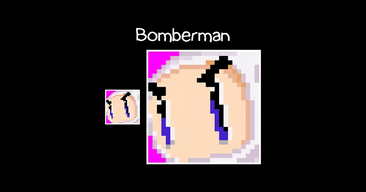 bomberman pixel - Bomberman - Sticker | TeePublic
