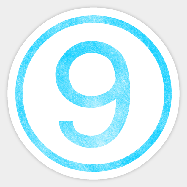 Cirno ⑨ (9) Touhou Project - Frosted - Cirno - Sticker | TeePublic