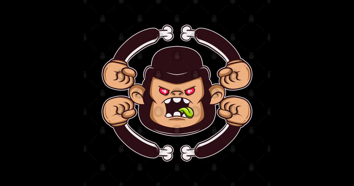 yes fight cartoon - Urban Clothing - Sticker | TeePublic