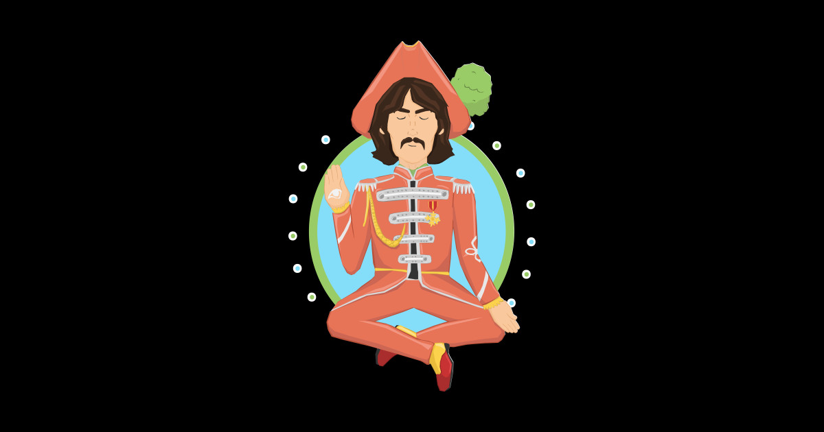 George Harrison The Beatles - George Harrison - Sticker | TeePublic