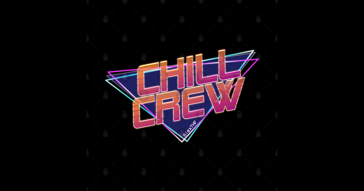 Chill Crew Logo - Chill Crew - Sticker | TeePublic