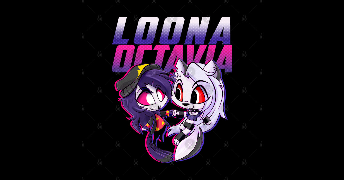 Loona & Octavia Chibi v2 - Helluva Boss - Posters and Art Prints ...