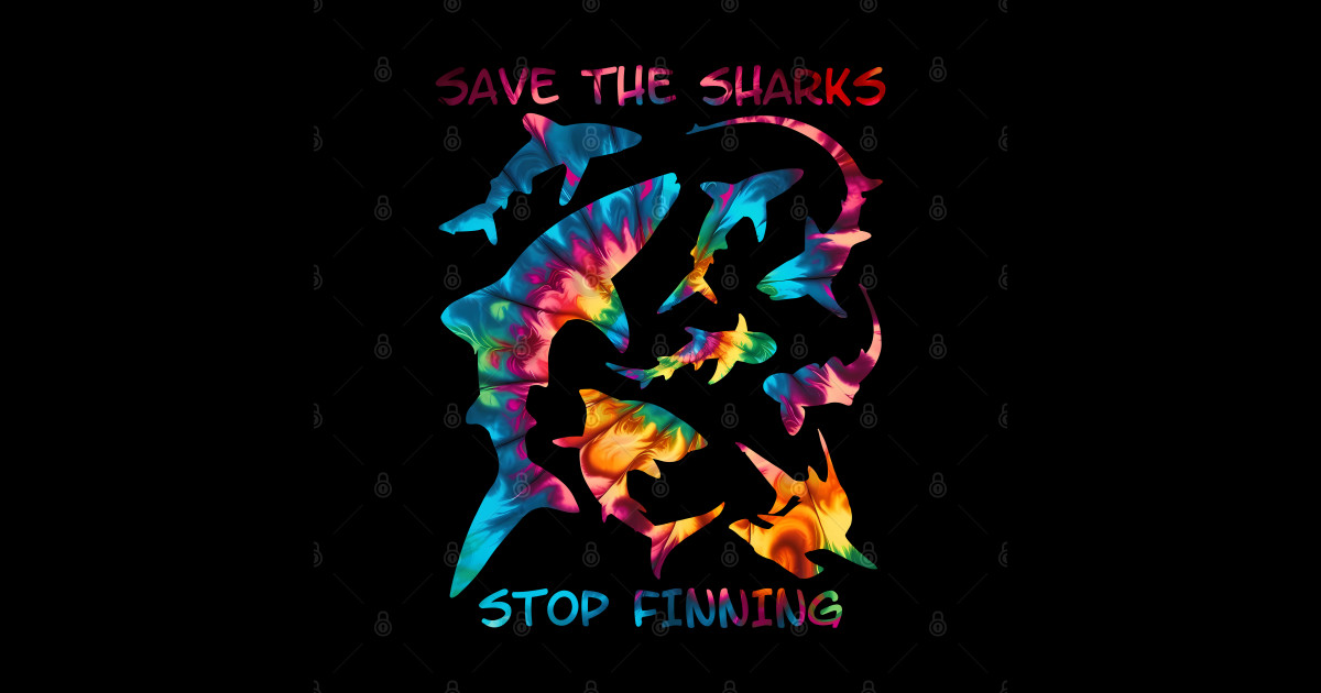 Save the Sharks - Stop Finning - Shark Types Of Sharks - Sticker ...