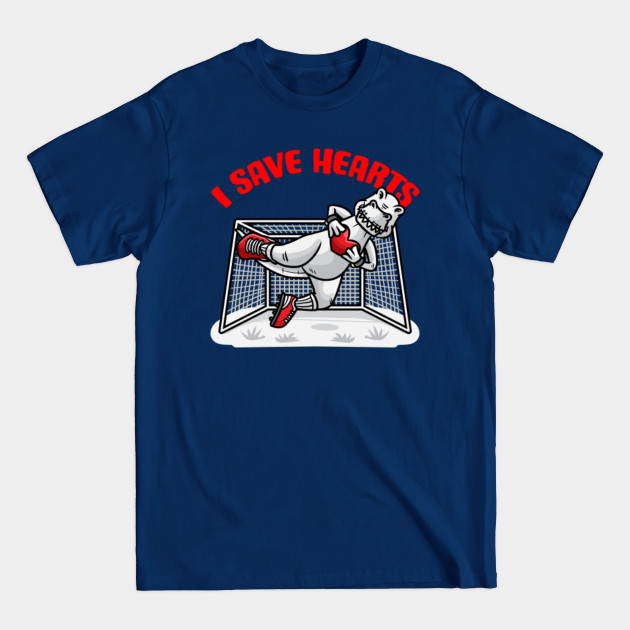 Valentines Day Soccer Dinosaur Goalkeeper I Save Hearts - Dinosaur ...