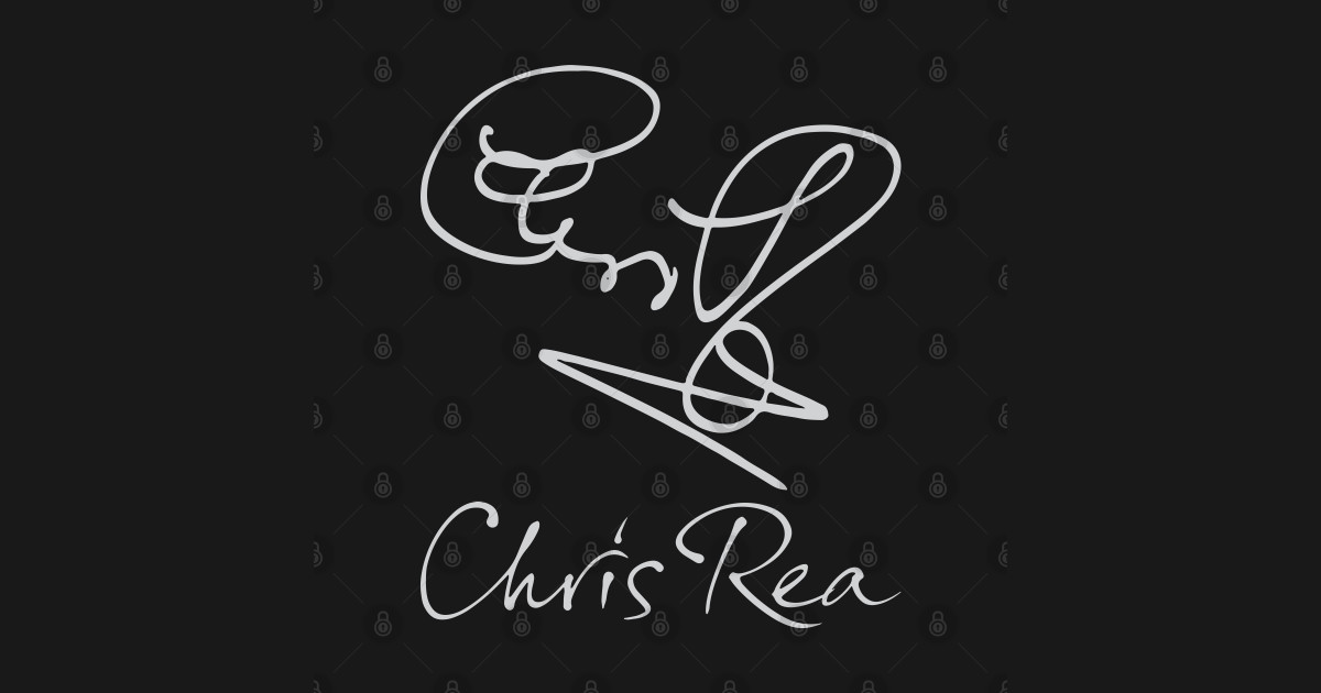 Chris Rea Signature - Chris Rea - T-Shirt | TeePublic
