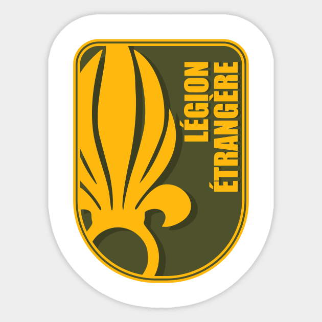 French Foreign Legion - Foreign Legion Patch - Sticker | TeePublic