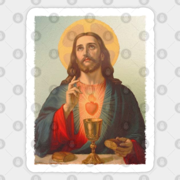 The Lord's Supper - Jesus Christ - Sticker | TeePublic