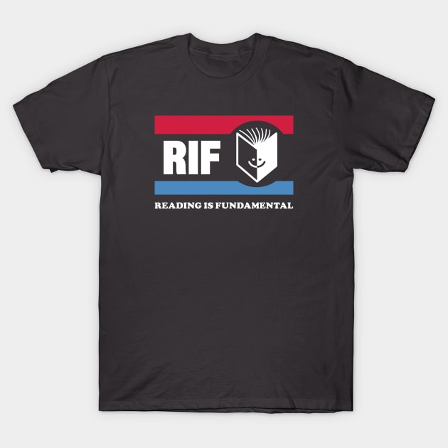 RIF - Reading is Fundamental 70s Design - Rif - T-Shirt | TeePublic