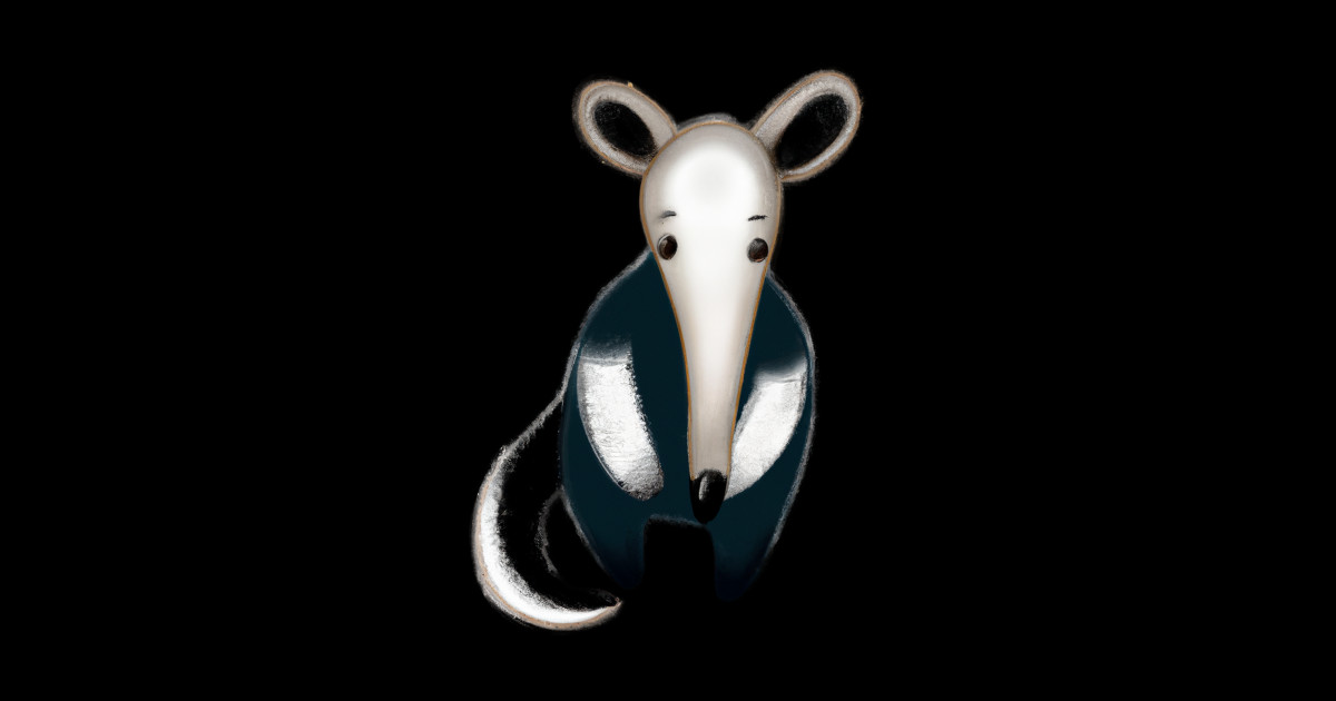 Cute Anteater Drawing - Anteater - Sticker | TeePublic