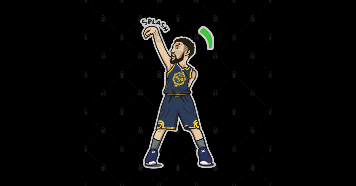 Klay Thompson Cartoon Style - Klay Thompson Cartoon - T-Shirt | TeePublic