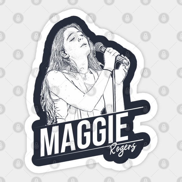 Maggie rogers // Singer//Female - Singer - Sticker | TeePublic
