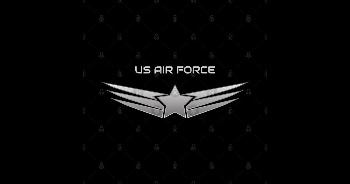 US Air Force modern logo - Air Force - Sticker | TeePublic