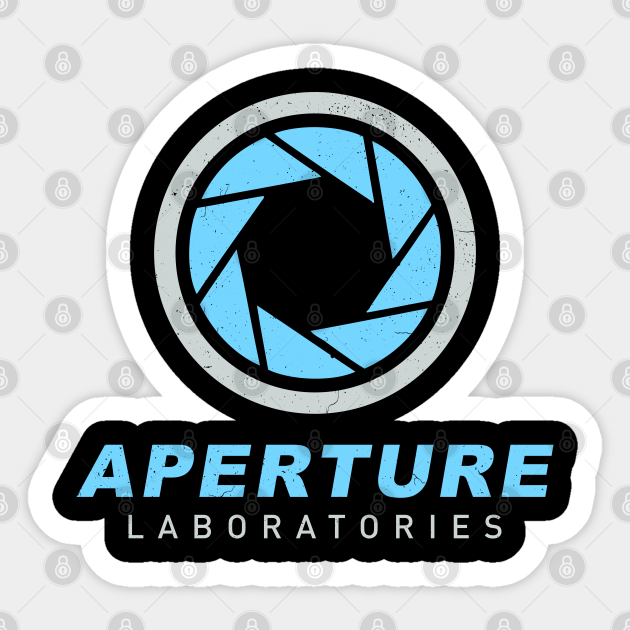 Aperture Laboratories - Portal - Sticker | TeePublic