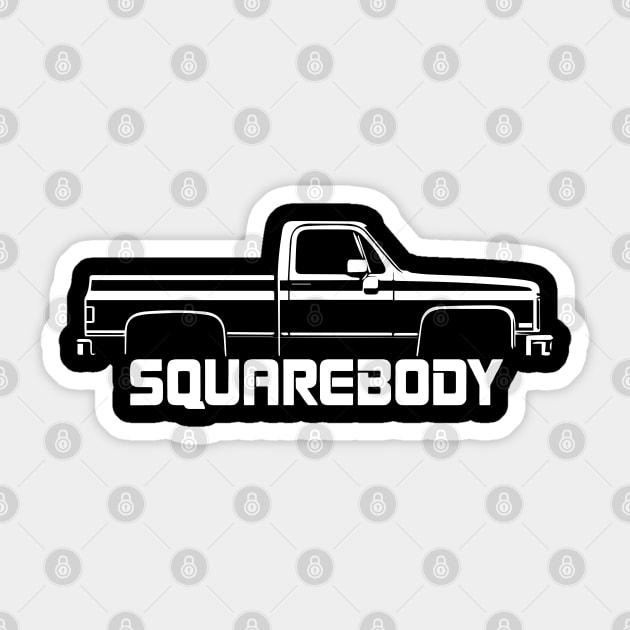Chevy Squarebody Truck - Squarebody - Sticker | TeePublic