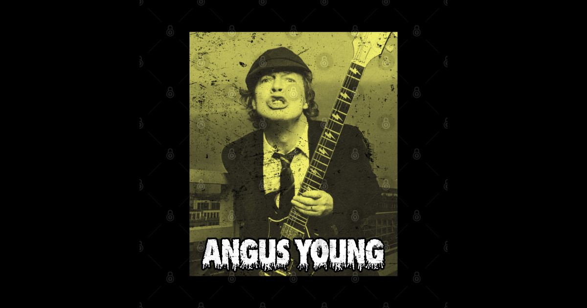 Angus Young - Angus Young - Sticker | TeePublic