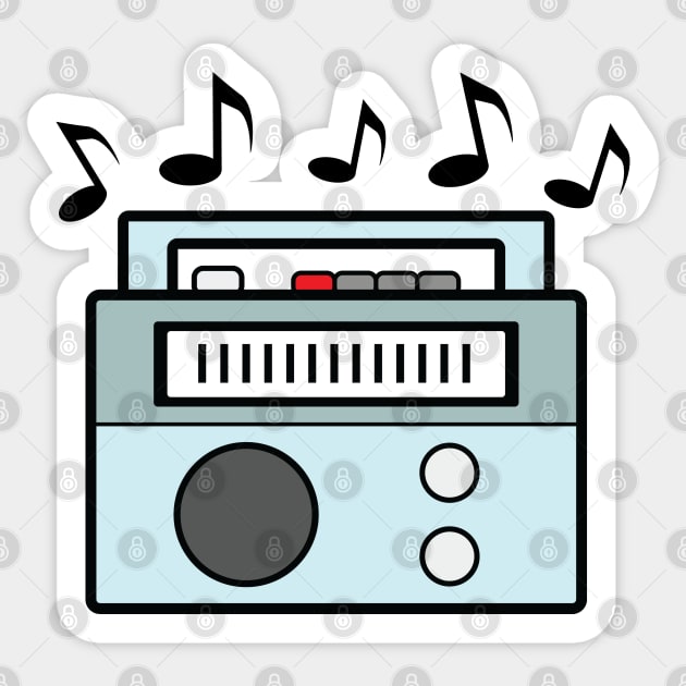 Vintage Transistor Radio - Vector Illustration - Retro Vintage ...