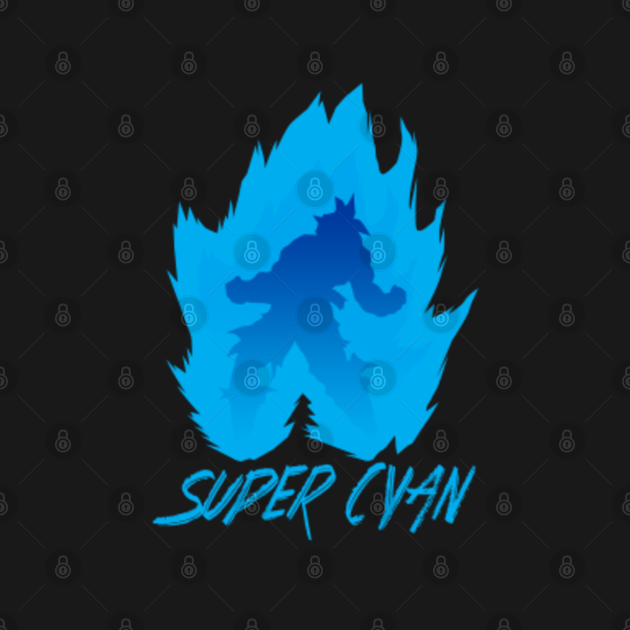 Super Cyan - Dragon Ball Z - T-Shirt | TeePublic
