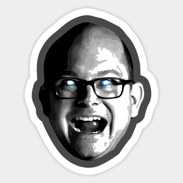 Colin Robinson Feeding - What We Do In The Shadows - Sticker | TeePublic