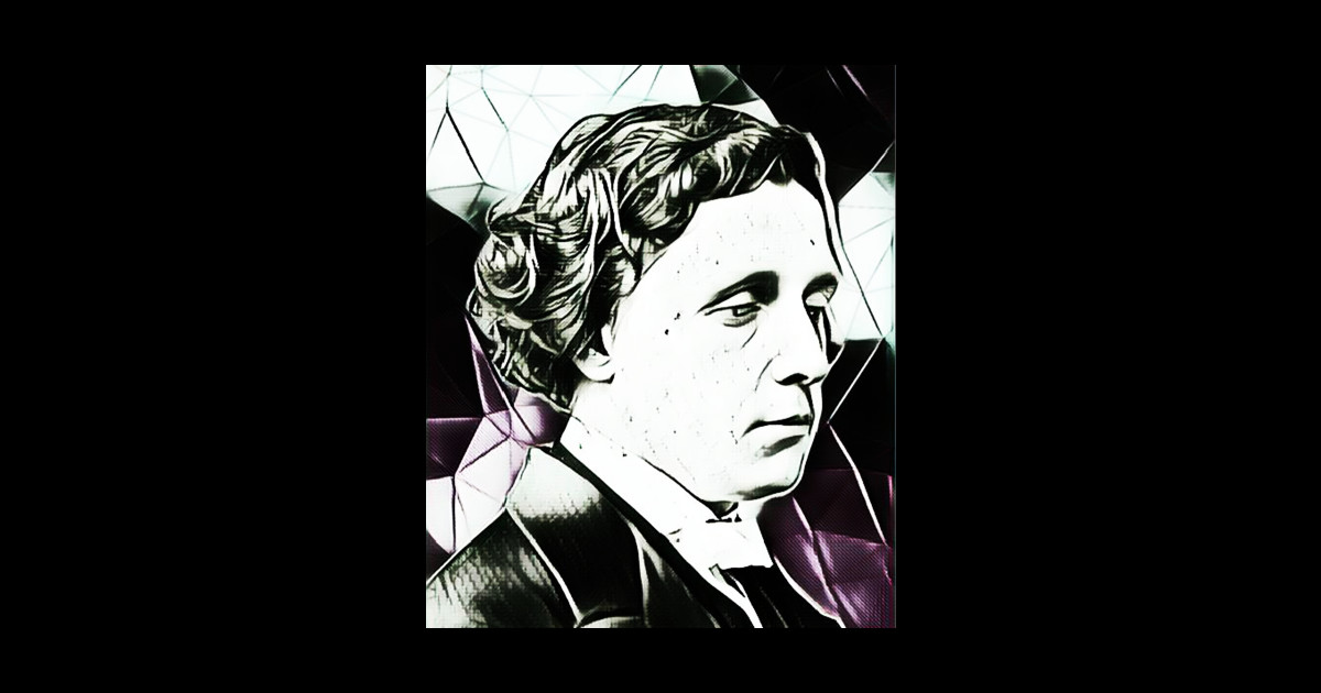 Lewis Carroll Black and White Portrait | Lewis Carroll Artwork 5 ...