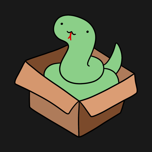 Green Snake in a Box - Snake - Hoodie | TeePublic