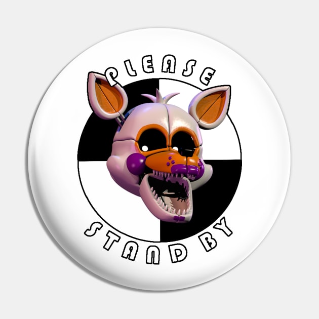 Lolbit - Please Stand By FNAF - Lolbit - Pin | TeePublic