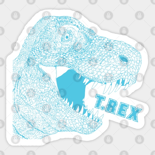 T. Rex Dinosaur - Tyrannosaurus - Sticker | TeePublic