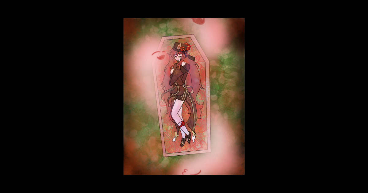 Genshin Impact Hu Tao Coffin Ghosts Art Print - Genshin - Posters and ...