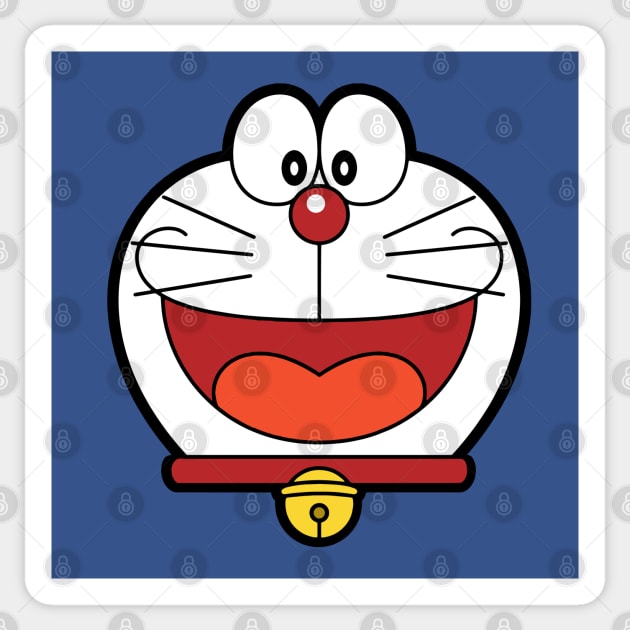 DORAEMON - Huge face - Cat Kitten Cat Lover Anime Manga - Sticker ...
