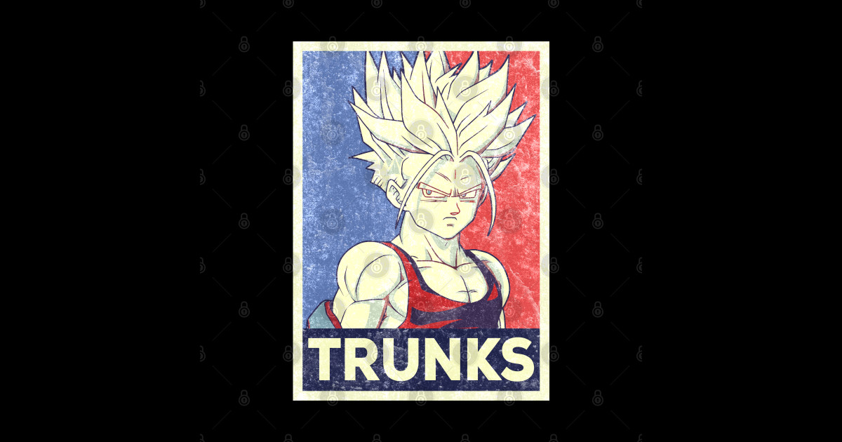 Trunks Hope Distorted Style - Trunks - Sticker | TeePublic